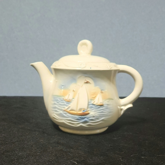 Kitchen | Vintage Porcelier Nautical Cream Teapot | Poshmark